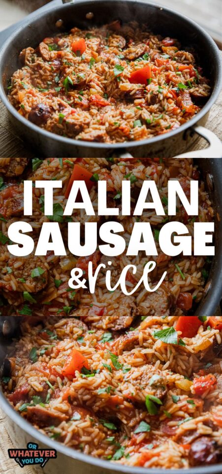 Italian Sausage and Rice – Or Whatever You Do