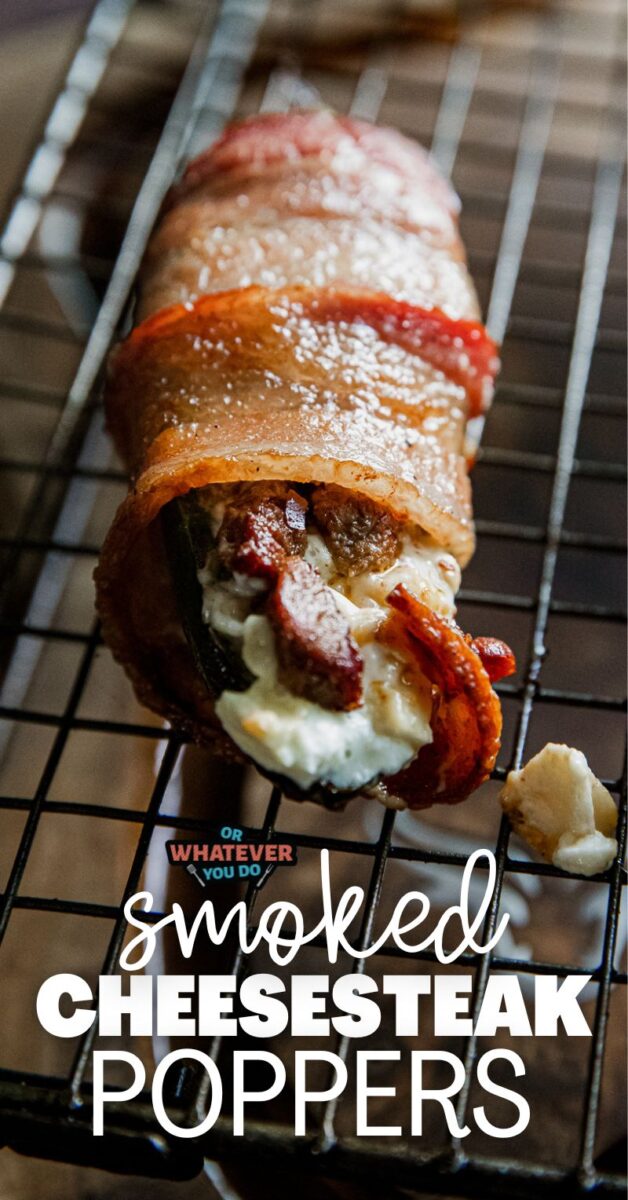 Smoked Cheesesteak Jalapeño Poppers – Or Whatever You Do
