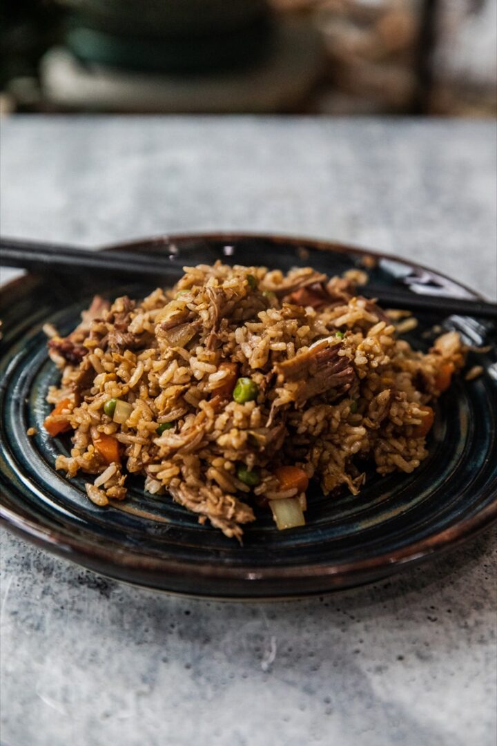 Smoked Pulled Pork Fried Rice – Or Whatever You Do