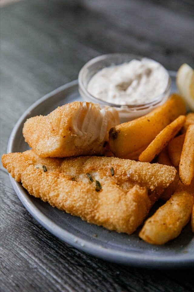 Cornmeal Crusted Halibut – Or Whatever You Do