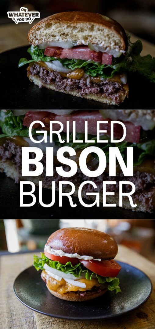 Grilled Bison Burger – Or Whatever You Do