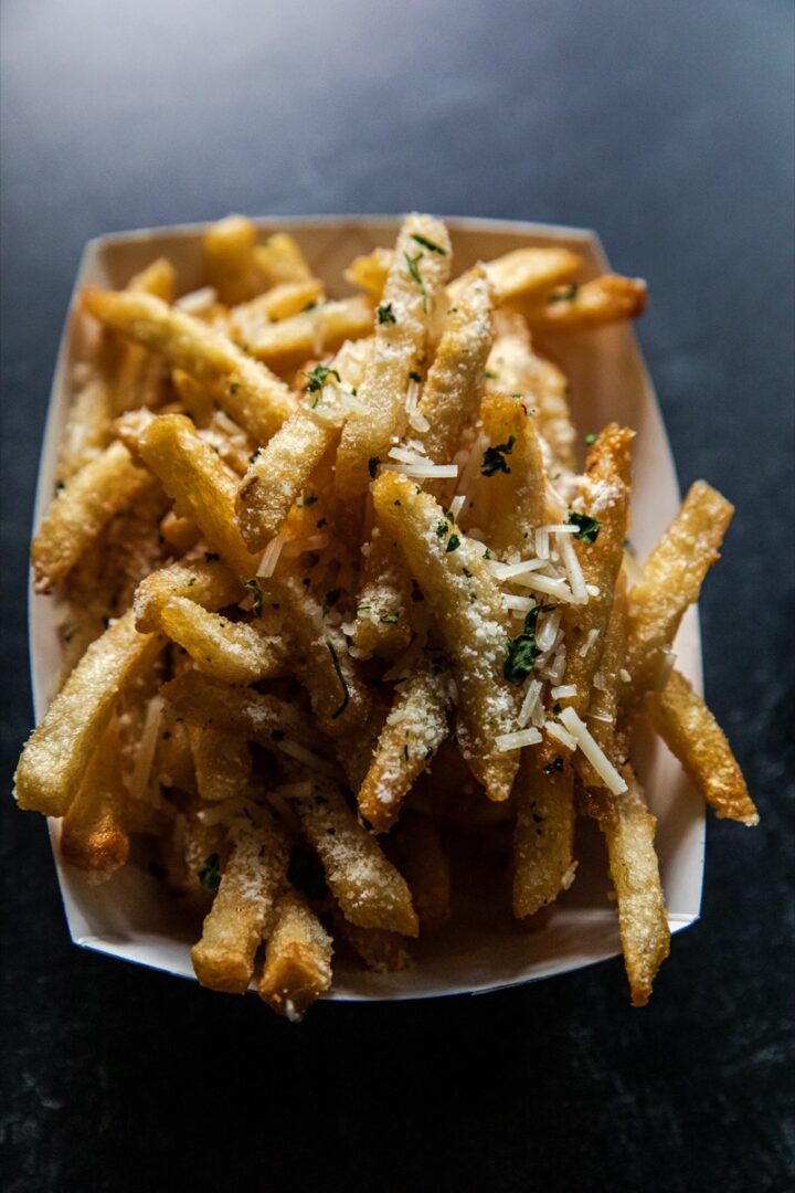 Blackstone Garlic Parmesan Fries – Or Whatever You Do