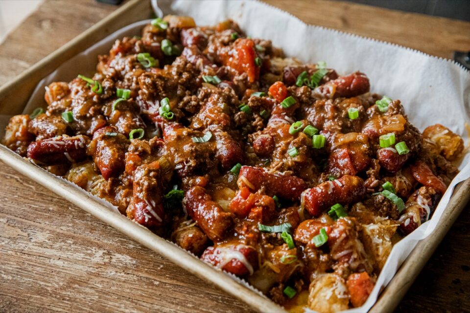 Chili Cheese Glizzy Tots – Or Whatever You Do